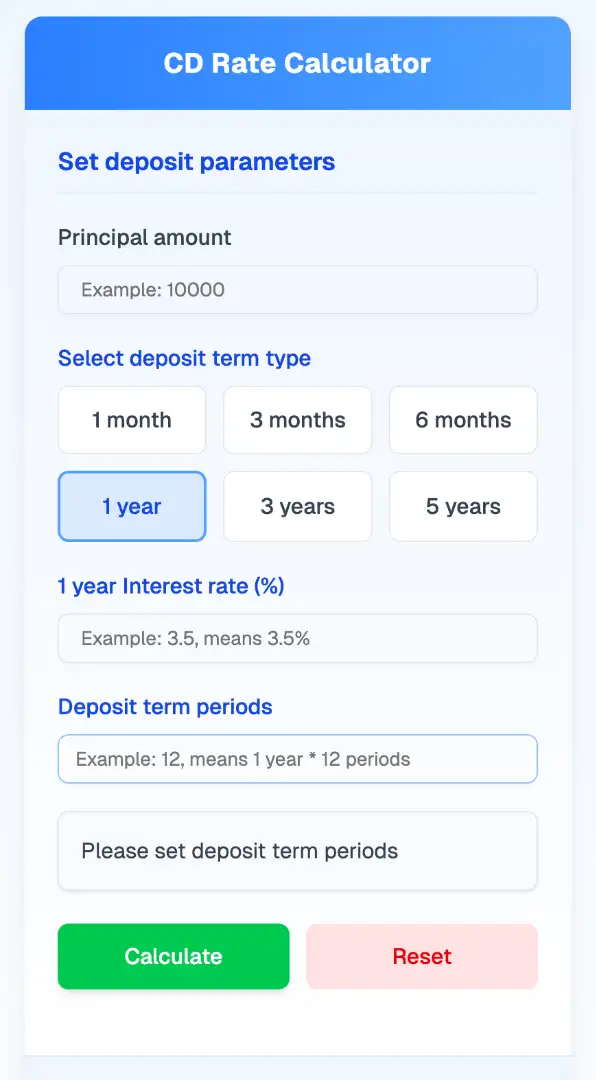 Free CD Rate Calculator: Compare Bank CD Rates, Calculate Interest ...
